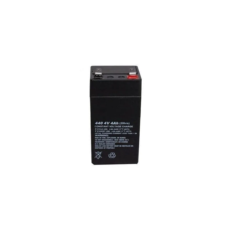 4V standard lead battery 40x100x40mm
